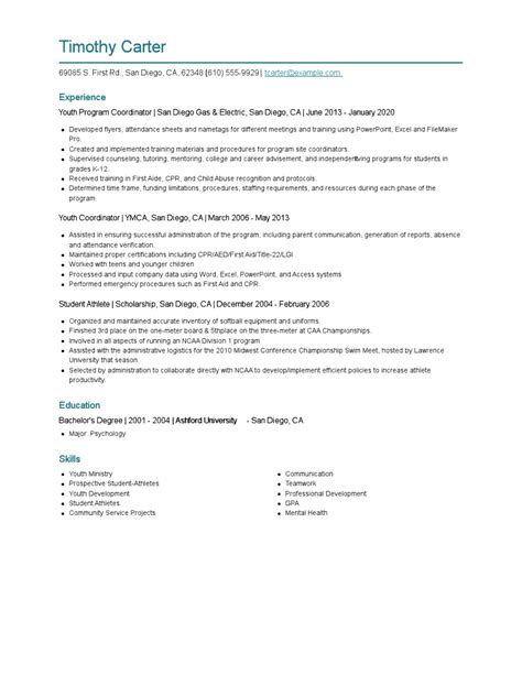 How To Become A Youth Program Coordinator Zippia