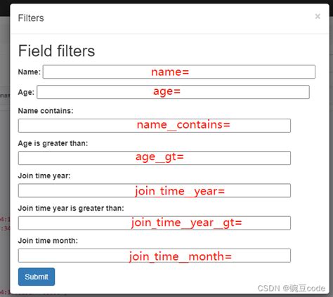 Django Rest Framework 过滤器django Rest Framework Filter Csdn博客