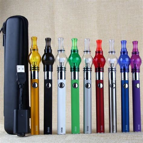 Evod Dab Pen Wax Kit With Evod Battery Pyrex Glass Globe Atomizer Replaceable Coil Various