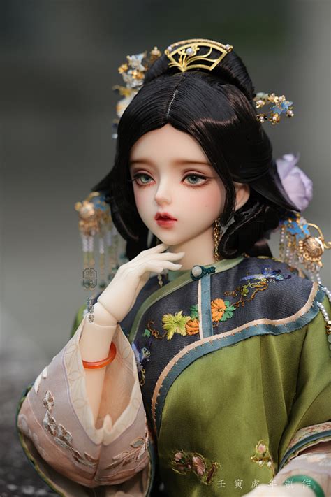 红螺髻 周年庆丨探窗 三分 大女 bjd盘发制作中 淘宝网