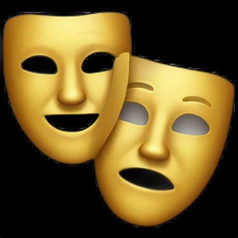 2 Theatre Masks Emoji Ai Emoji Generator