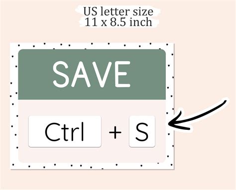 Computer Keyboard Shortcut Posters Editable Computer Lab Posters Printable Keyboard Shortcuts