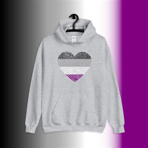 Asexual Pride Hoodie Asexual Sweatshirt Asexual Flag Sweater Asexual