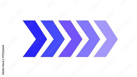 right directional blue arrow loop animation animated arrows for the