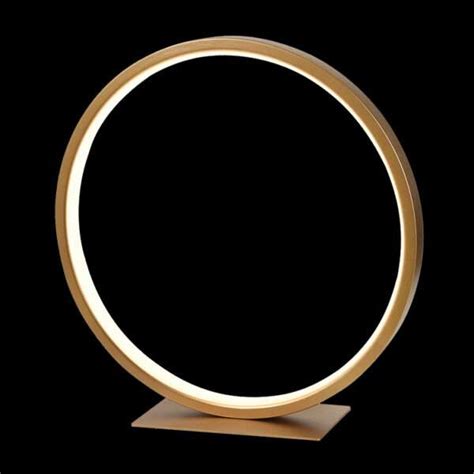 Led Gold Ring Table Lamp Arora Lights