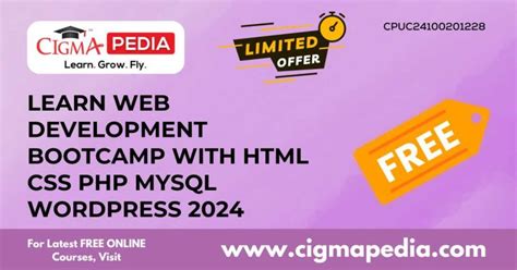 Learn Web Development Bootcamp With Html Css Php Mysql Wordpress 2024
