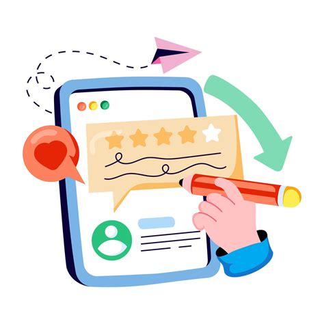 A Creative Style Illustration Of Write Feedback 78204422 Vector Art At