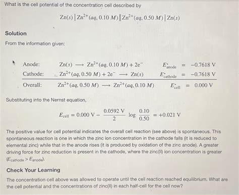Solved Just Answer The Check Your Learning Which Is The Last