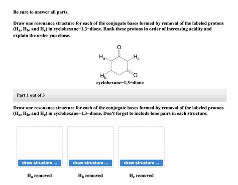 Solved Draw One Resonance Structure For Each Of The Chegg Com