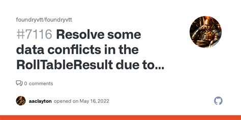 Resolve Some Data Conflicts In The Rolltableresult Due To The New Datamodel Migration Issue