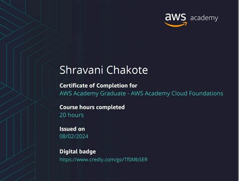 Shravani Chakote On Linkedin Aws Cloudcomputing Professionalgrowth