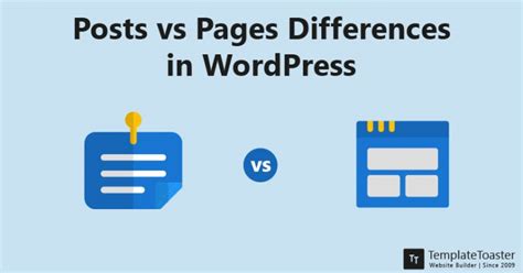 Posts Vs Pages Differences In Wordpress Templatetoaster Blog