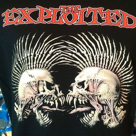 the exploited fuck the system official tee mainstage merch