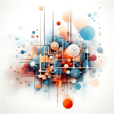 Premium Vector Geometric Vector Graphic Design On White Background Sty