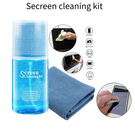 Lcd Monitor Cleaner Kit For Laptop Mobile Computer 200ml Bd