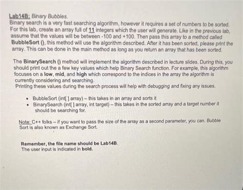Solved Lab14a Warmup Write A Program That Contains A Method