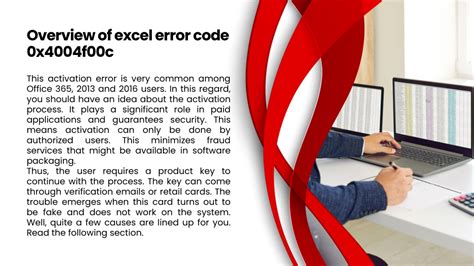 Ppt Excel Error Code 0x4004f00c Powerpoint Presentation Free Download Id 12326795