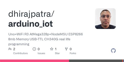 GitHub Dhirajpatra Arduino Iot Uno WiFi R AtMega P NodeMSU ESP Mb Memory USB TTL