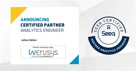 Weitere Seeq Partner Analytics Engineers Werusys