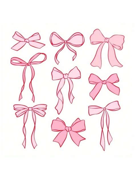 Adesivo De Transferência De Calor De Laço Rosa Fofo Suprimentos De Roupa Diy Para Passar Com
