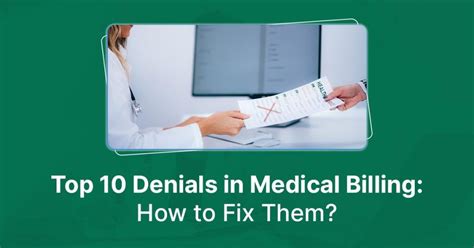 Top 10 Denials In Medical Billing How To Fix Them Bmb
