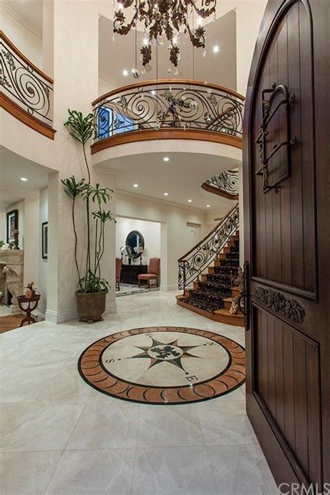 Luxury Mansion With Elegant Entryway In Newport Beach Ca 92660