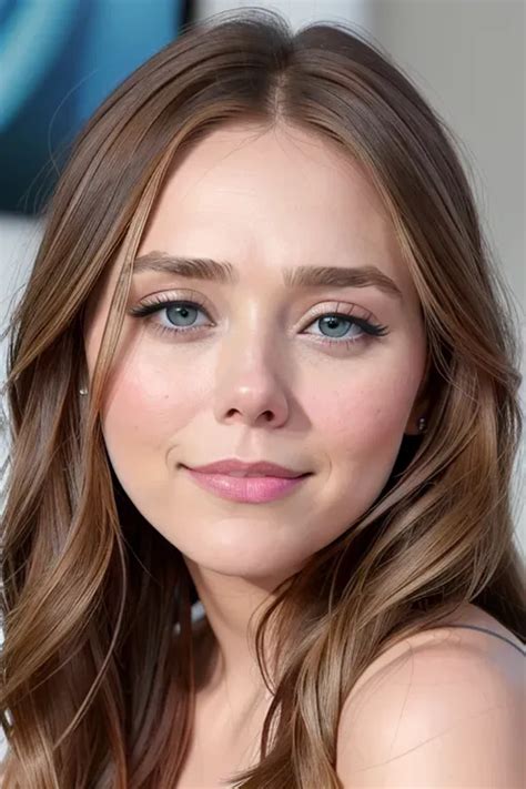 An Ultra Realistic Photograph Ofelizabeth Olsenwearing No Ai