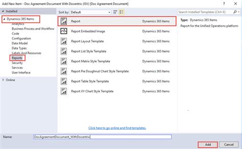 Create A New Custom Report In D365FO Using Docentric