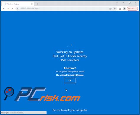 To Complete The Update Install The Critical Security Update Pop Up