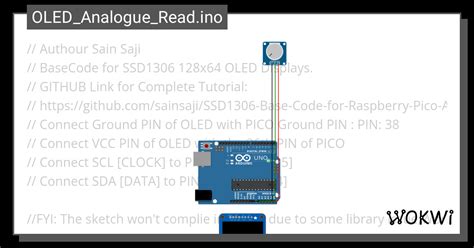 Oledanalogueo Wokwi Esp32 Stm32 Arduino Simulator