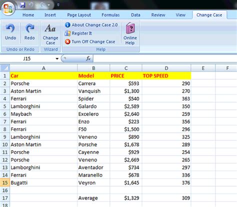 Learn How To Use Excel Change Case Tool