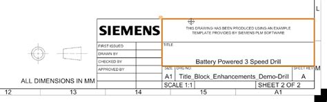 Engineering Drawing Title Block Samples Analyses Of Electronic