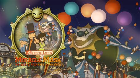 Professor Layton And The Miracle Mask Wallpapers Video Game Hq