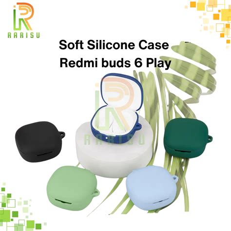 Jual Case Casing Cover Silicone Protective Xiaomi Redmi Buds 6 Play Carabiner Rarisuid