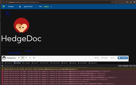 Csp Errors On The Pad With The Default Dev Configuration · Issue 127 · Tfnsctfnote · Github
