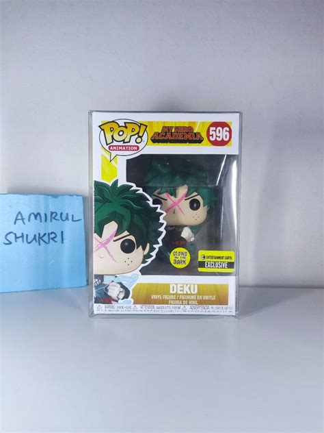 Funko Pop Deku Midoriya My Hero Academia Gitd Entertainment Earth Exclusive Hobbies Toys