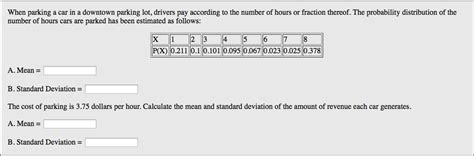 Solved Find The Mean Variance And Standard Deviation For Chegg