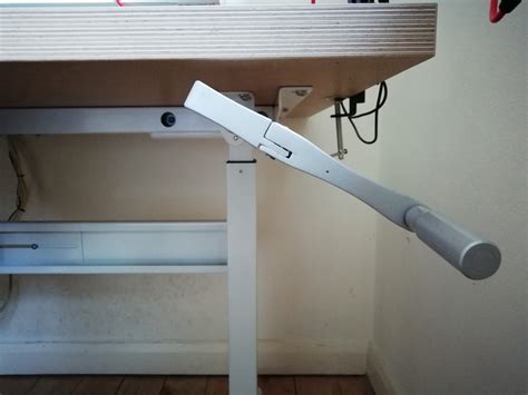 Arduino How Can I Motorize Hand Cranked Standing Desk Electrical
