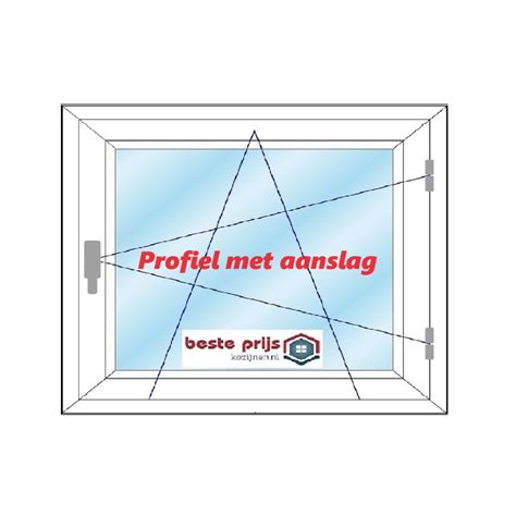 Draai Kiep Raam Kunststof Pvc 900mm Breed Bij 700mm Hoog Incl Aanslag