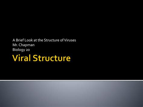 PPT Viral Structure PowerPoint Presentation Free Download ID