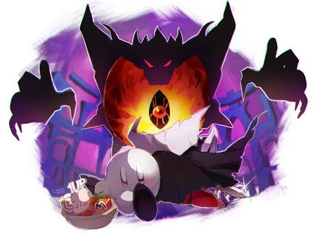 Dark Meta Knight Shadow Kirby And Dark Mind Kirby And 1 More Drawn