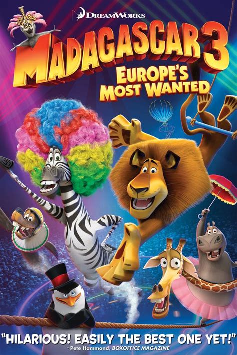 Madagascar 3 Car Chase Scene Dipinti Disney Fantascienza Copertina