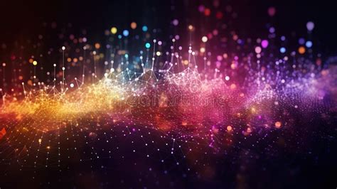 Big Data Abstract Background Technology Network Concept Futuristic Global Database