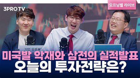 어닝 서프라이즈 삼성전자 외부적인 변수에 오늘 시장 주의할 점은 F 유니스토리자산운용 김장열 본부장 헤르메스스탁 하창완