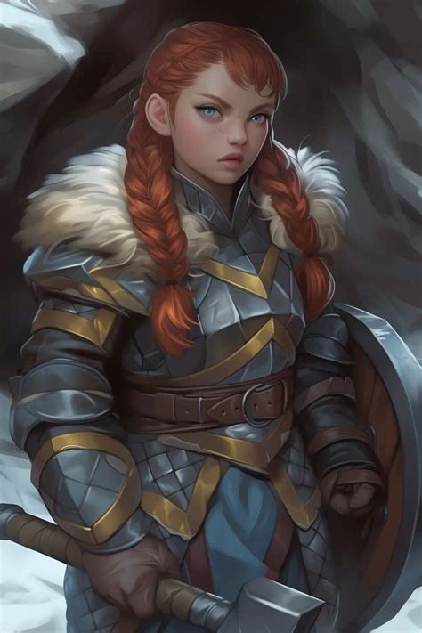Eldeth Feldrun Dnd Female Human Red Hair And Blue Eyes Female Human