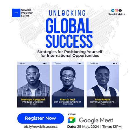 Newbii Africa On Linkedin Newbii Webinar Globalcareers
