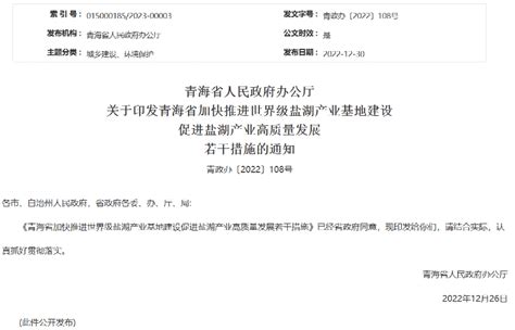 重磅发布！又一世界级中字头“巨无霸”要来了，a股千亿白马直线拉升！30万股民要嗨了？中国盐湖集团资源