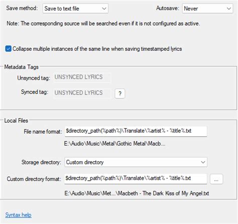 Display Of Local Lyrics Issue Jacquesh Foo Openlyrics GitHub