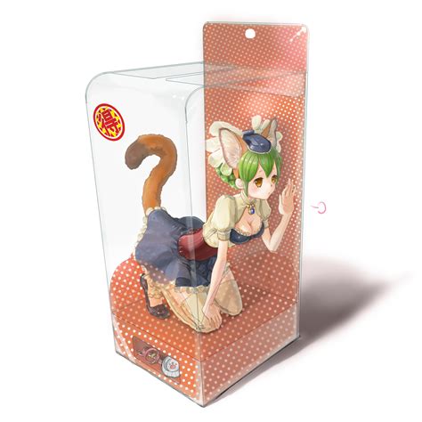 Safebooru 1girl Animal Ears Bowl Box Braid Breasts Cleavage Cleavage