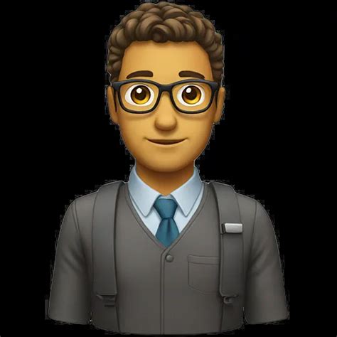 Nerd With A Finger Emoji Ai Emoji Generator